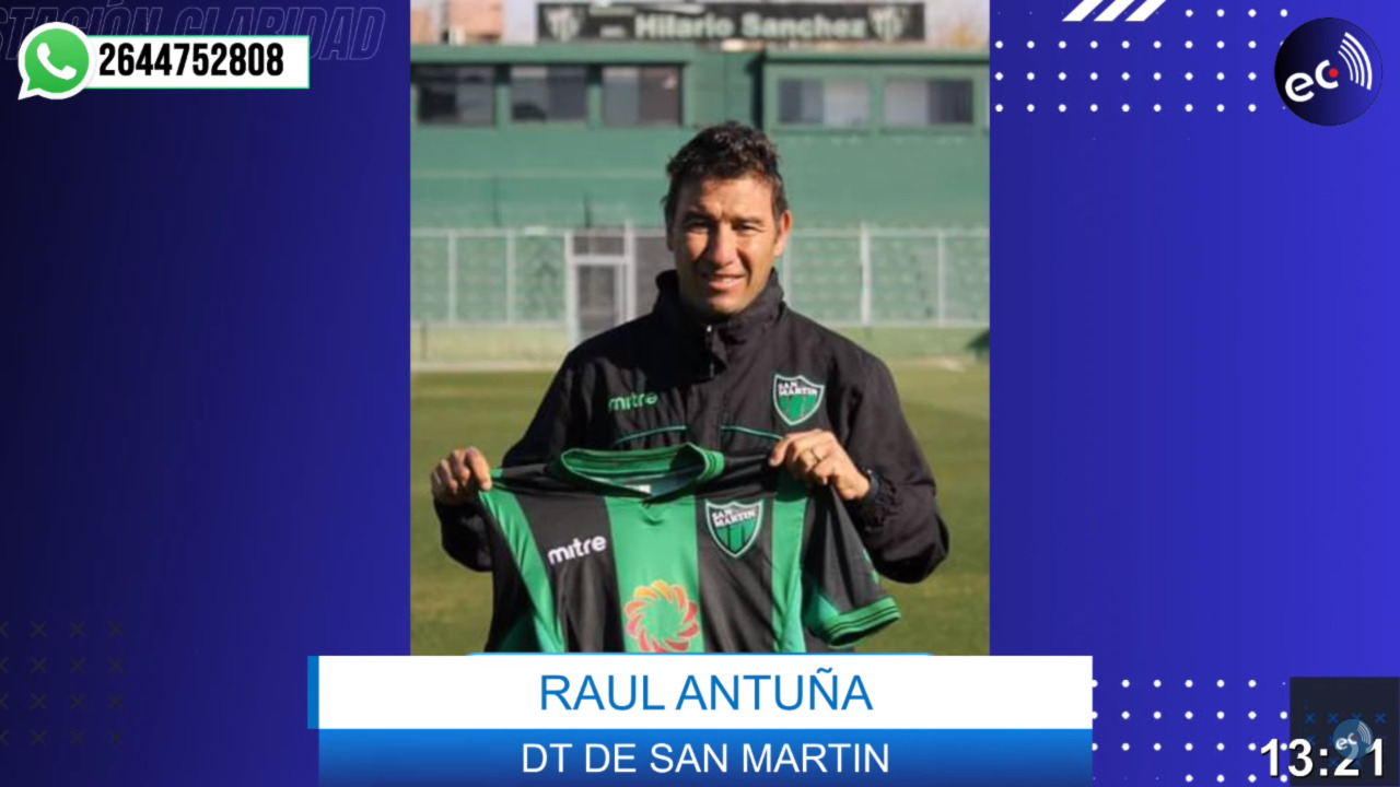 Raul Antuña (DT San Martin): "Falta un paso mas, es muy lindo nuestro ...